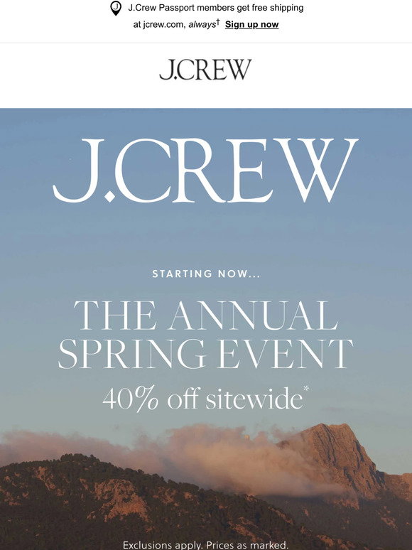 J.Crew: Last chance: 50% off swim & more + extra 10% off… | Milled