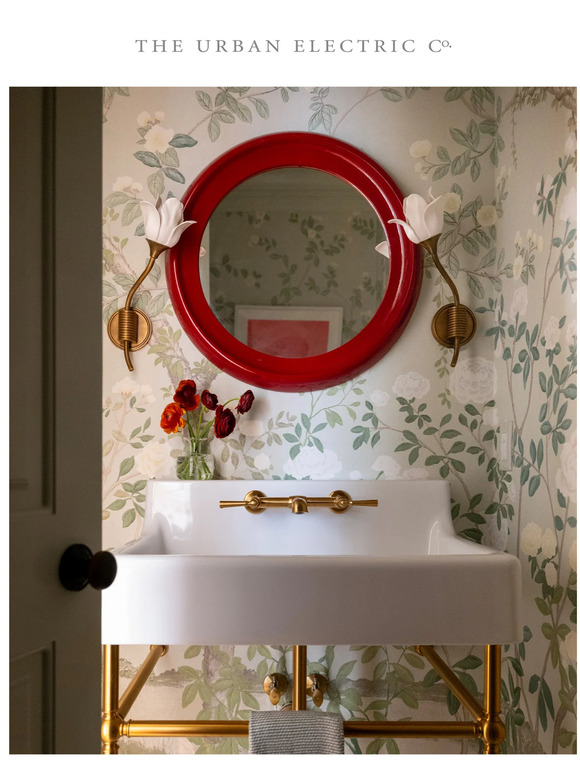 Urban Electric: Powder Room Sconces | Milled