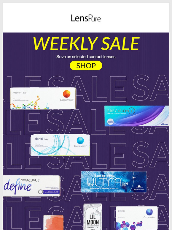 LensPure: LensPure Weekly Special Contact Lenses👏 | Milled