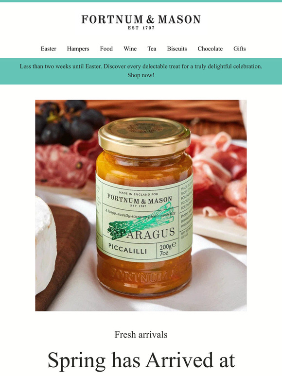 Fortnum & Mason: Spring Has Arrived at Fortnum’s🌷 | Milled