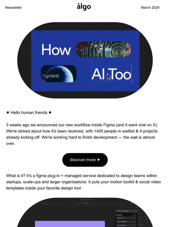 Algo: Our Figma plug-in is coming soon | Milled