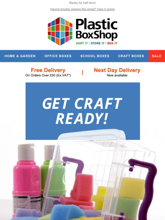 Plastic Box Shop: Organise your crafts... | Milled