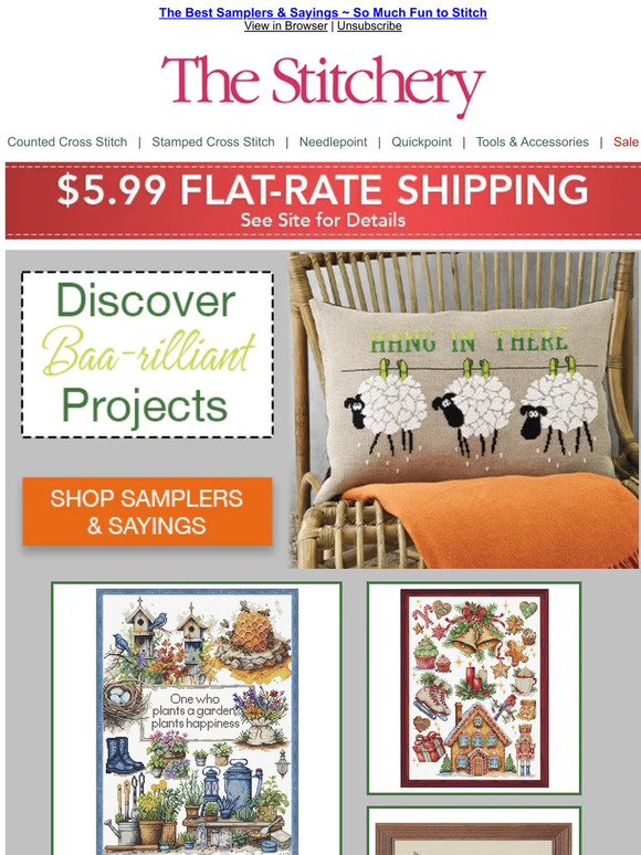 The Stitchery: Spring Projects That Will Make You Smile ~ So Many ...