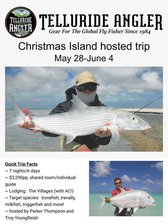 Telluride Outside: Fish Christmas Island with Telluride Angler: 2 spots ...