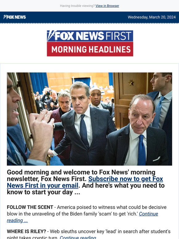 Fox News: Ex-pals to expose Biden family 'scam' | Milled