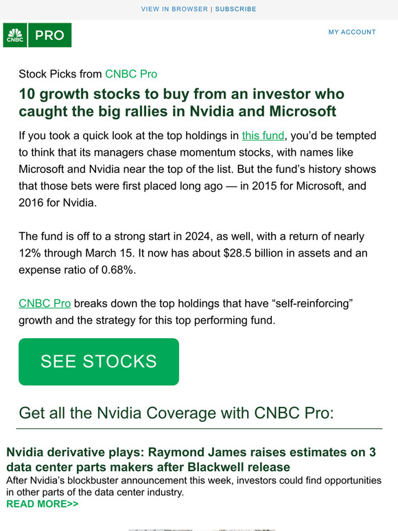 CNBC: 10 growth stocks to buy inspired by Nvidia & Microsoft's rally ...