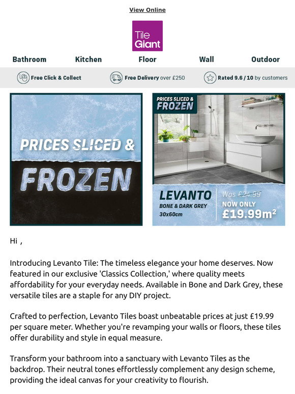Tile Giant: Prices so low they are freezing 🧊 | Milled