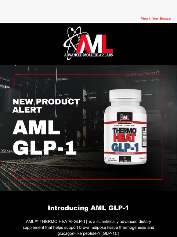 Advanced Molecular Labs: New Product Alert 💪 AML GLP-1 | Milled