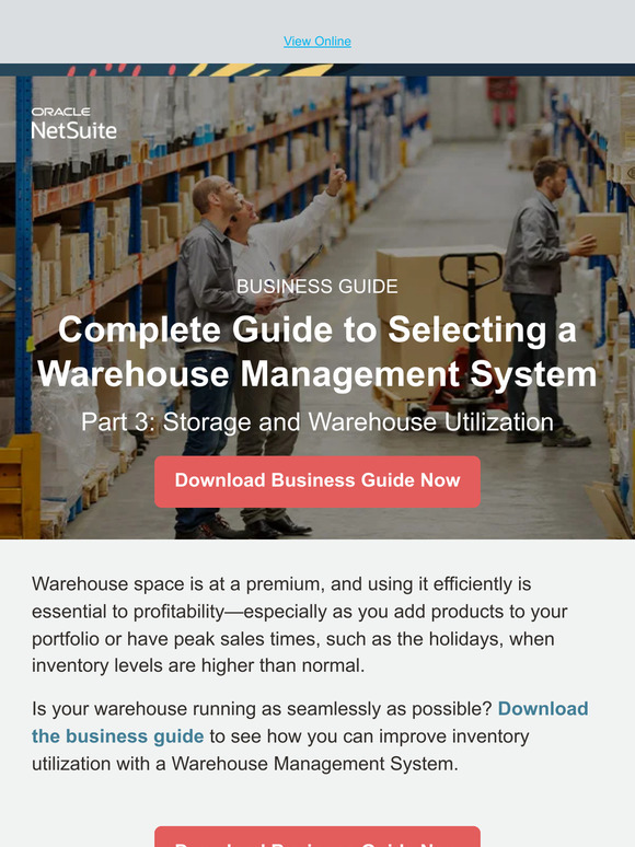 NetSuite: Complete Guide to Selecting a Warehouse Management System ...