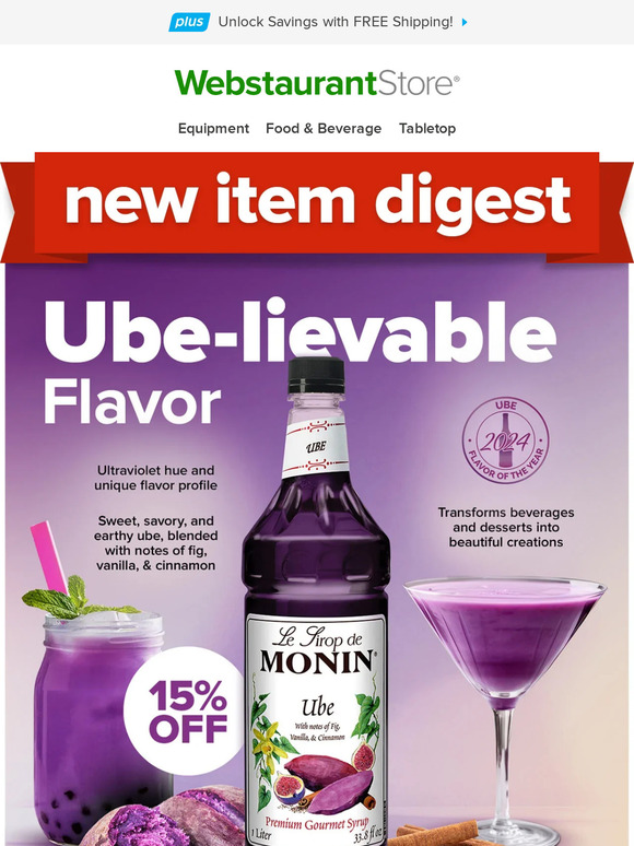 Webstaurant Store: New arrivals: see them first! | Milled