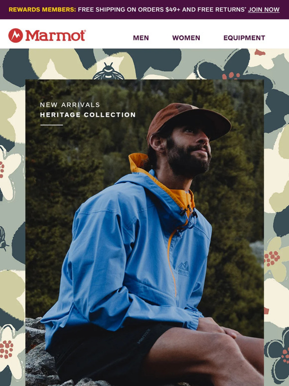 Marmot: New Colors. Throwback designs. | Milled