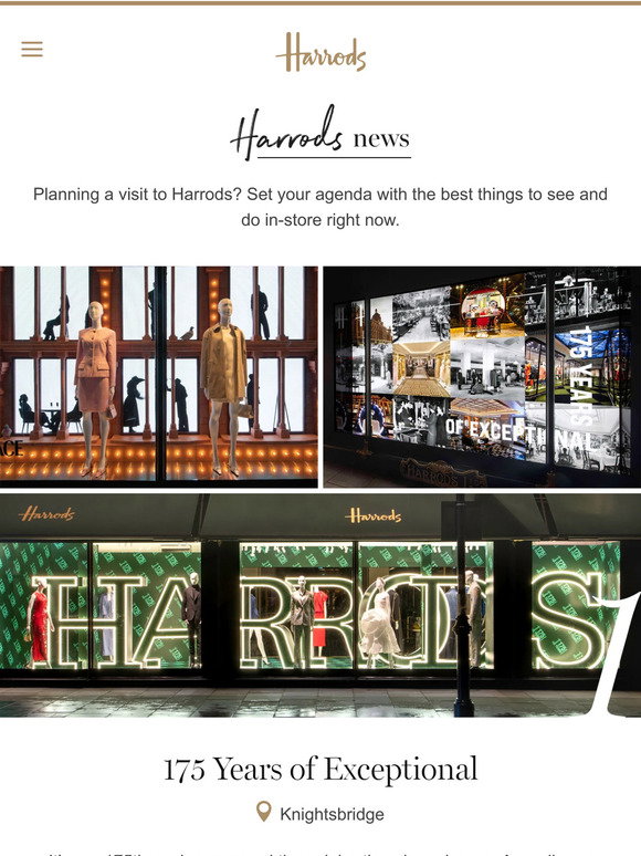 Harrods: Discover the benefits of Harrods Rewards | Milled