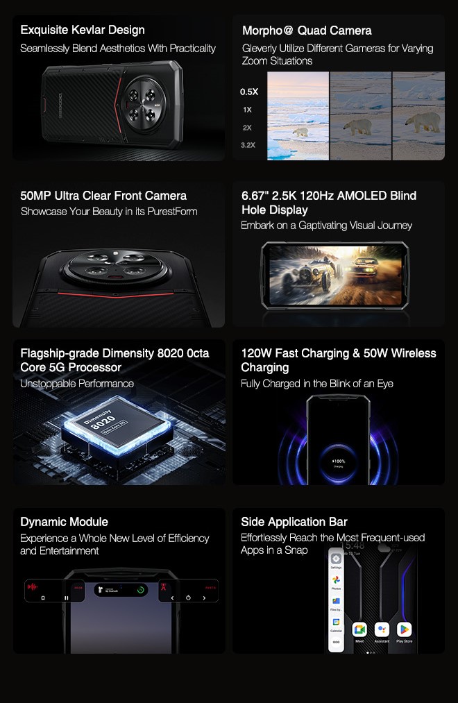 DOOGEE: Doogee DK10 Flagship Model World Debut | Milled