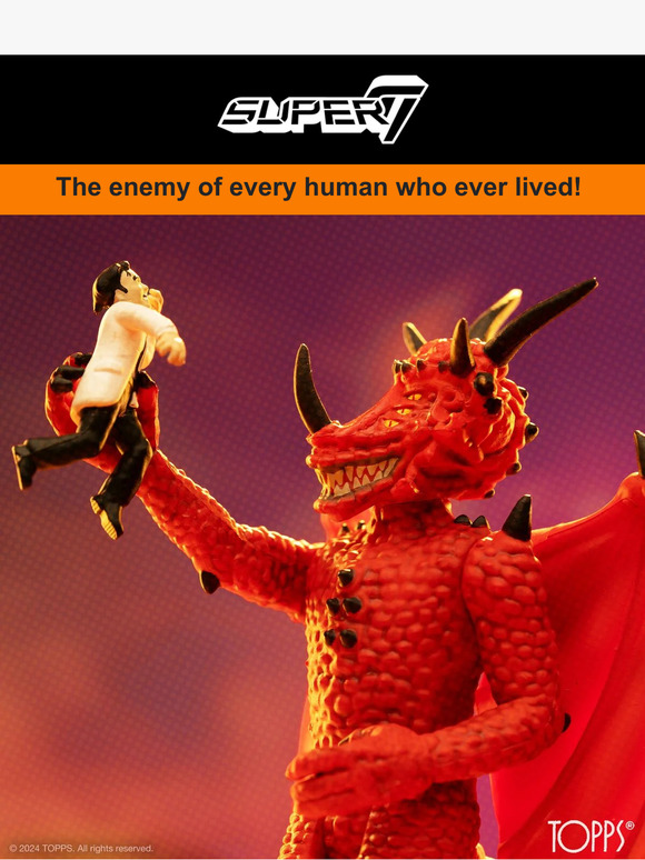 Super7: Dinosaurs Attack! ReAction Figure of Supreme Evil has arrived 👹 | Milled