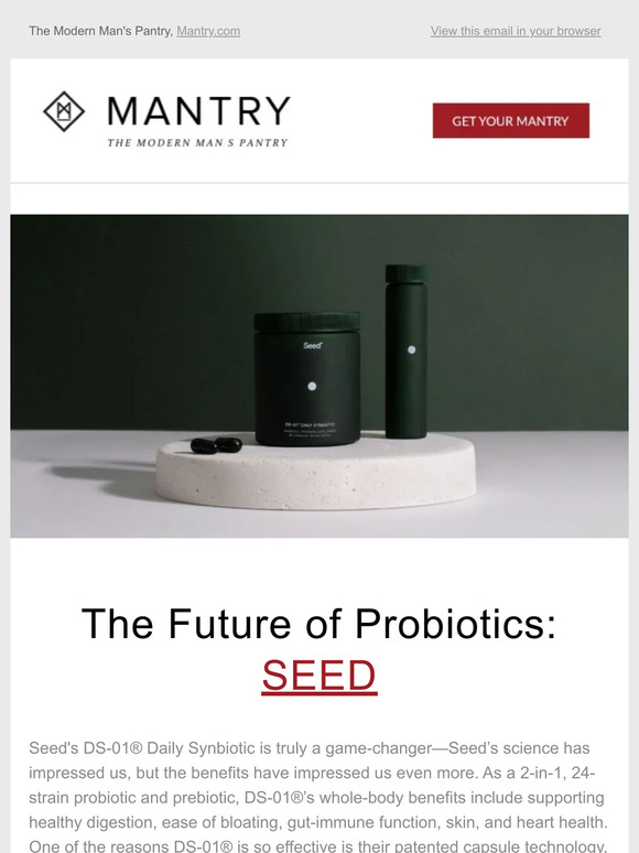 Mantry: The Future of Probiotics | Milled