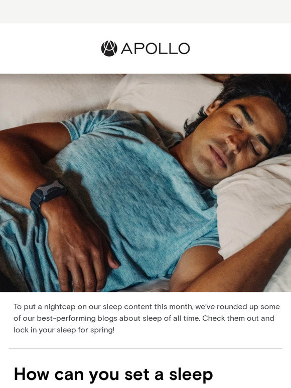 Apollo Neuroscience: Celebrating Sleep Month 😴 | Milled
