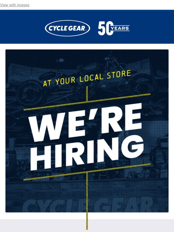 Cycle Gear Direct: NOW HIRING In Edison, NJ | Milled