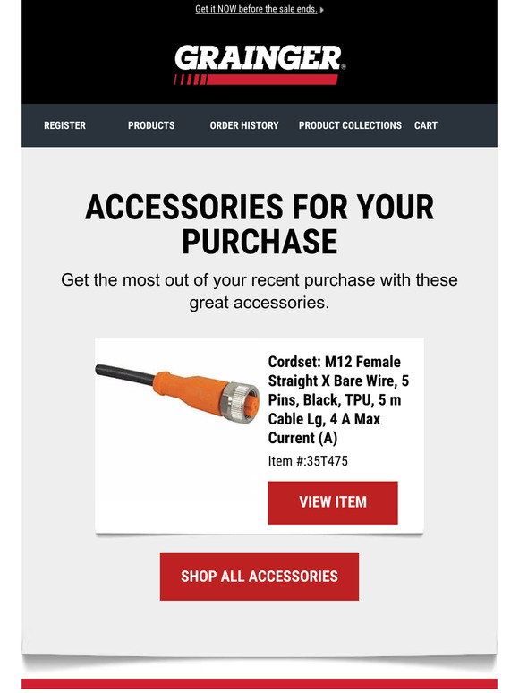 Grainger Email Newsletters: Shop Sales, Discounts, and Coupon Codes
