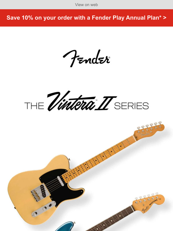 Fender: Vintera II Series | Discover Cult Faves | Milled