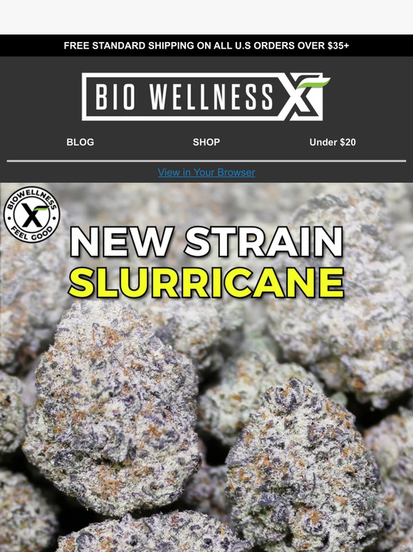 BioWellnessX: 📣 New Strain Alert! Slurricane Now Available | Milled
