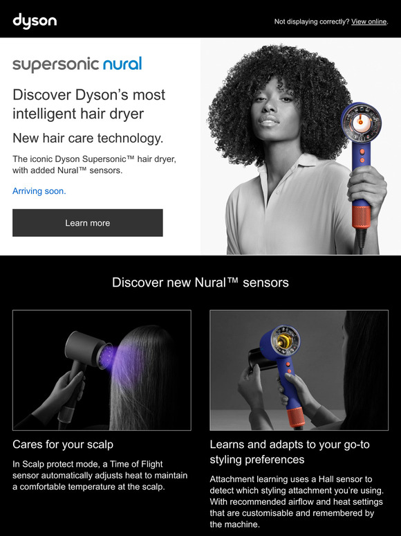 Dyson: New Dyson Supersonic Nural™ | Arriving soon | Milled