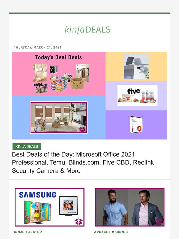 The Inventory: Best Deals of the Day: Microsoft Office 2021 ...