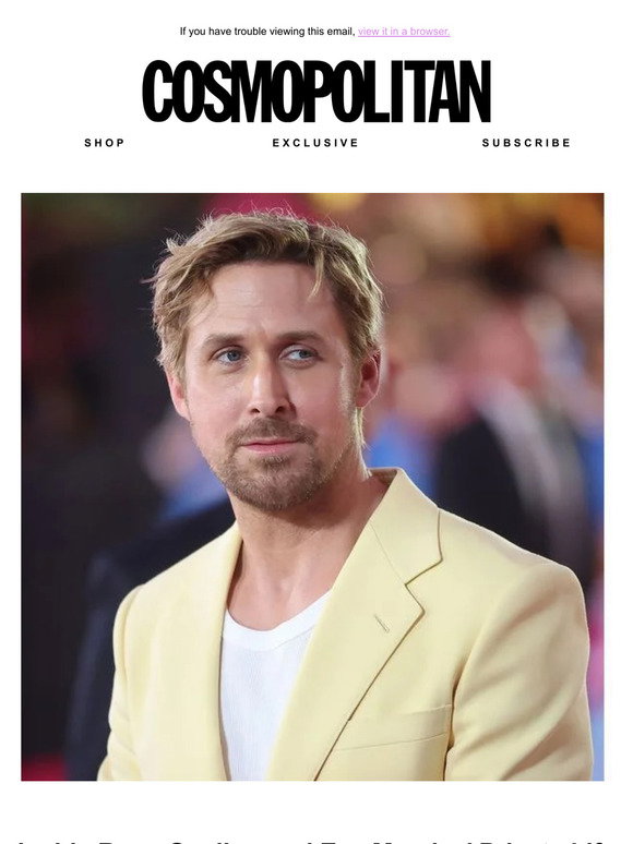 Cosmopolitan: Inside Ryan Gosling and Eva Mendes’ Private Life Together ...