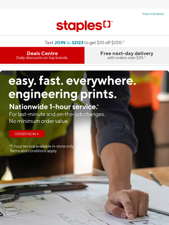 Staples: 25% off pack & ship supplies 🙌 | Milled