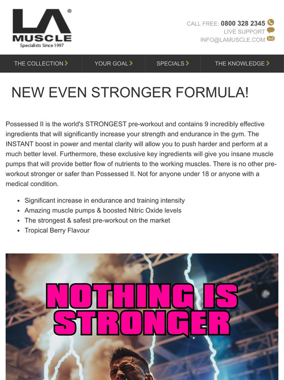 LA Muscle: Why Possessed II is classed as the world's strongest Pre ...