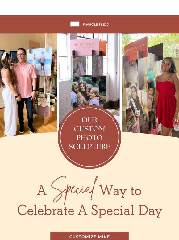 Pinhole Press: Elevate any event with our unique photo sculpture | Milled