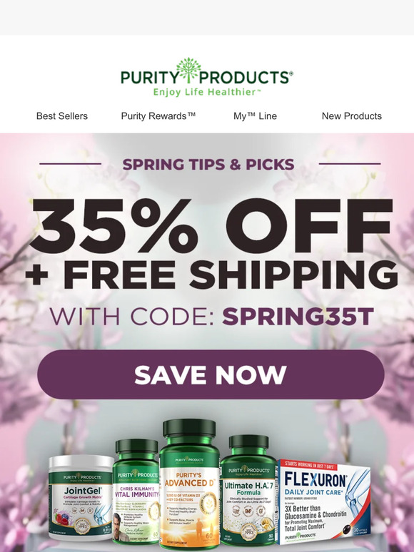 Purity Products: Tips & Picks for a Vibrant Spring Season | Milled