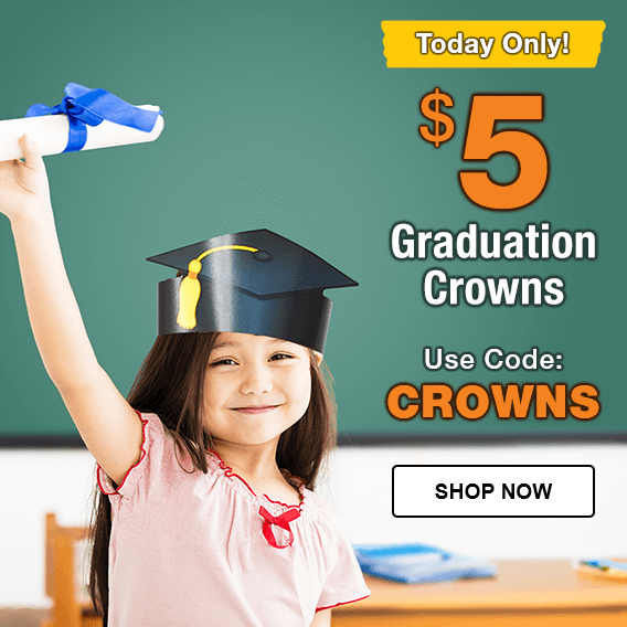 Carson-Dellosa Education: Flash Sale! $5 Graduation Crowns | Milled