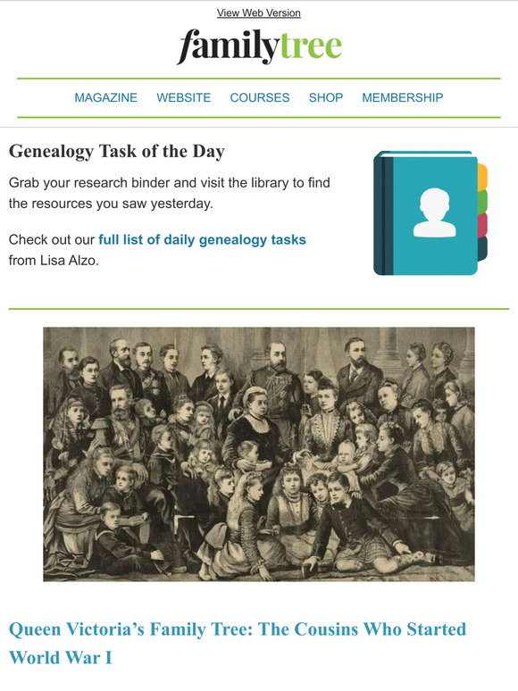 Family Tree Magazine: Queen Victoria’s Family Tree: The Cousins Who ...