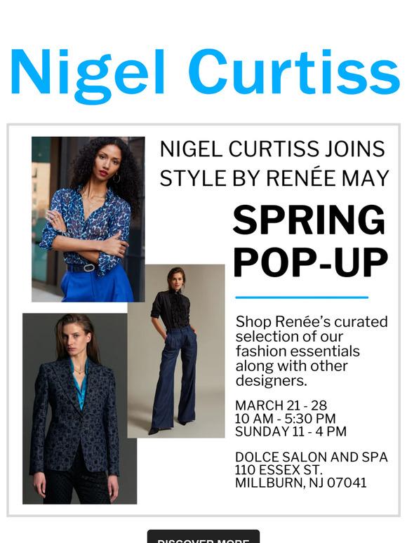 Nigel Curtiss: SPRING POP-UP 🪻 One week only... | Milled