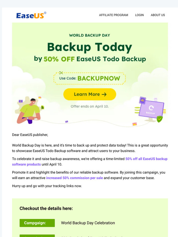 EaseUS: 20240320 World Backup Day | Milled