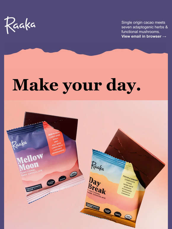 Raaka Chocolate: Introducing our Functional Dark Chocolate collection ...