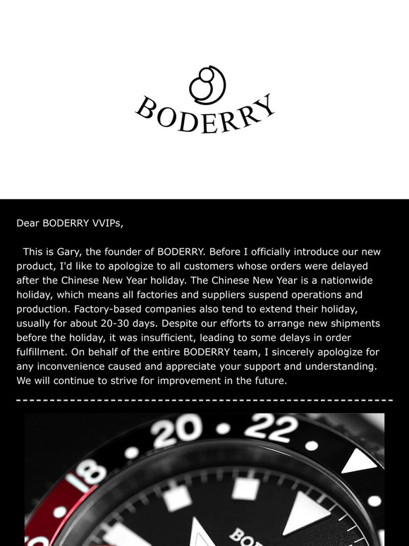 Boderry Watches: New Product Launch - Pre-Sale Now Open at Super Early ...