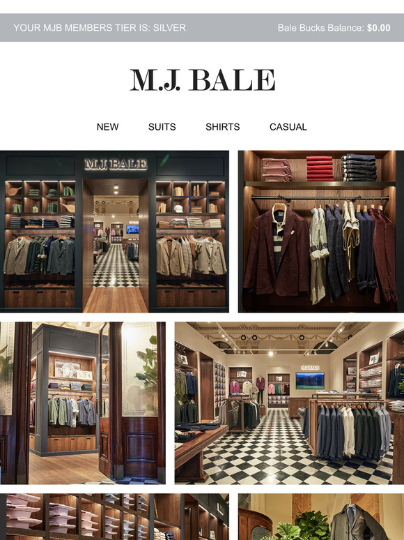 M.J. Bale: Now Open: Our New National Flagship Store | Milled