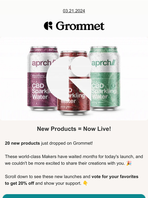 The Grommet: 🥳 Launch Day: 20 NEW products now live! | Milled