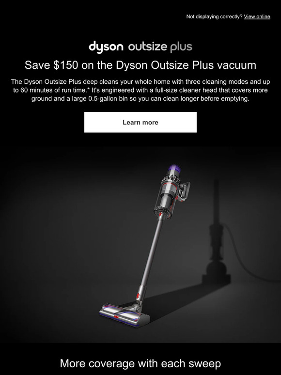 Dyson: Save $150 on the Dyson Outsize Plus cordless vacuum | Milled