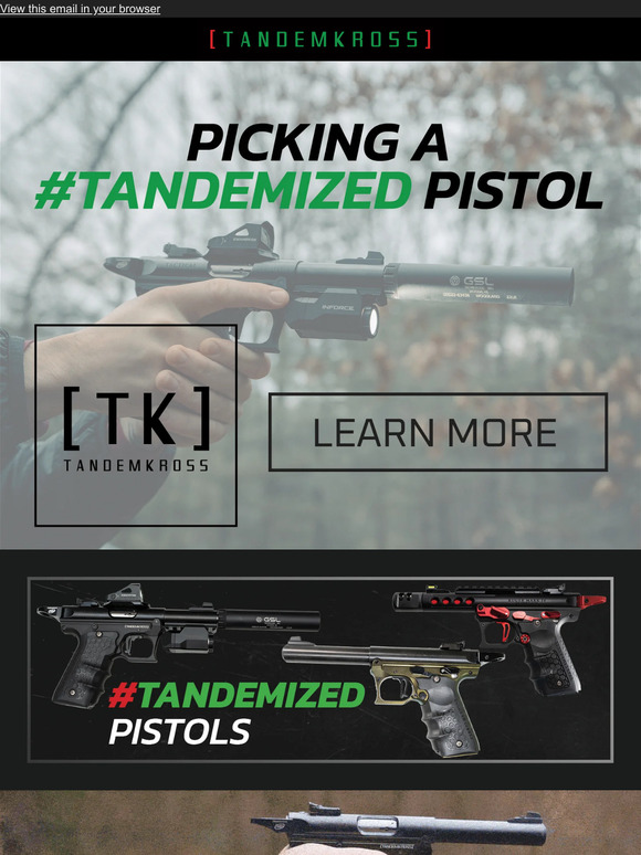 Tandemkross: Which #TANDEMIZED Pistol Is Right for You? | Milled