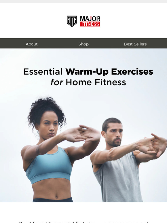 Major Fitness: Easy Warm-up Exercises for Your Workout 💪🏻 | Milled