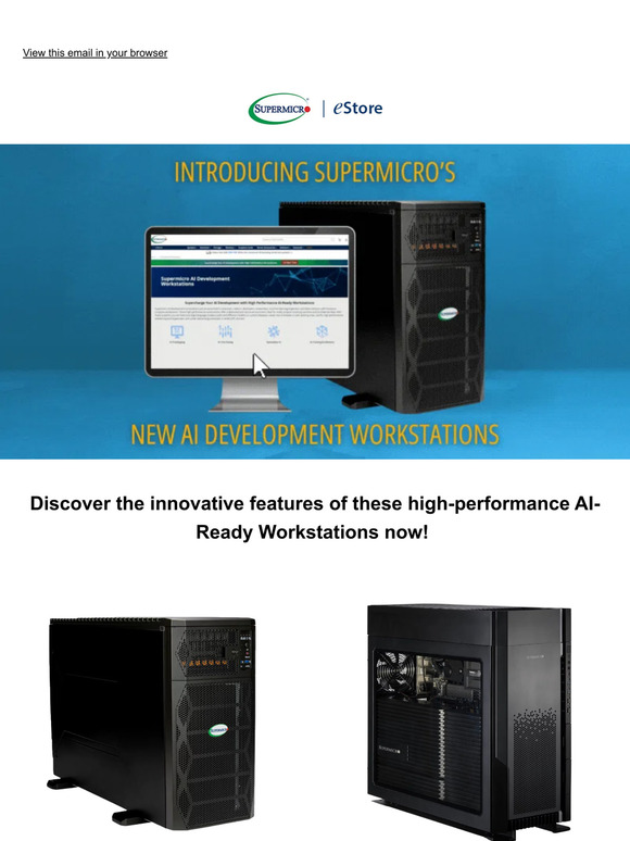 Supermicro: ⭐ Introducing: Supermicro's AI Development Workstations ...