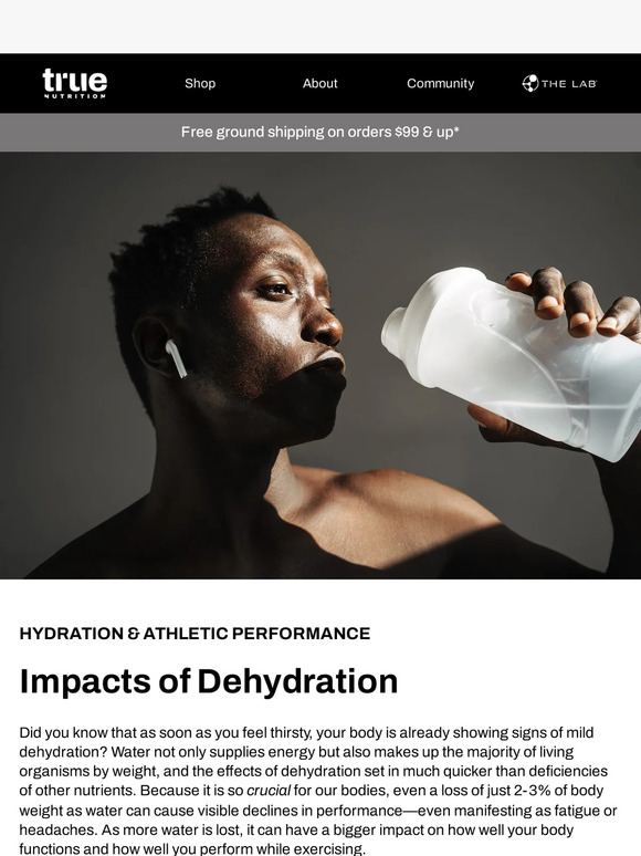 True Nutrition: How Dehydration Impacts Performance | Milled