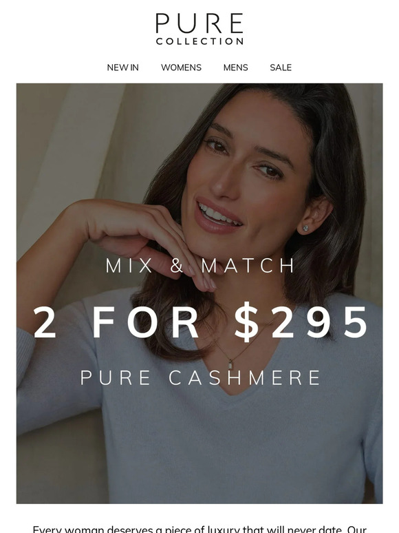 Pure Collection Email Newsletters: Shop Sales, Discounts, and Coupon Codes