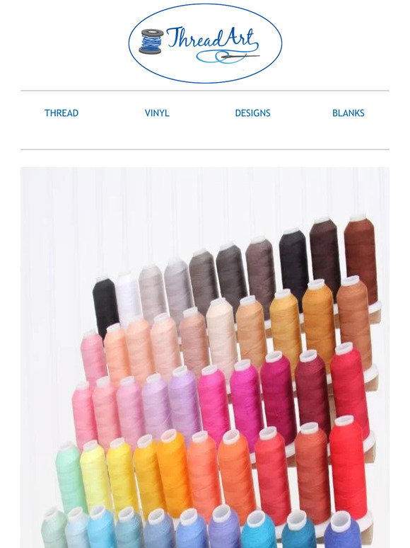 ThreadArt: Friday Frenzy!⚡ $69.99 for 60 Color Sewing Thread Set | Milled