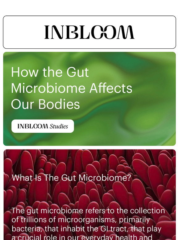 In Bloom: INBLOOM Studies 003: How the Gut Microbiome Affects Our ...