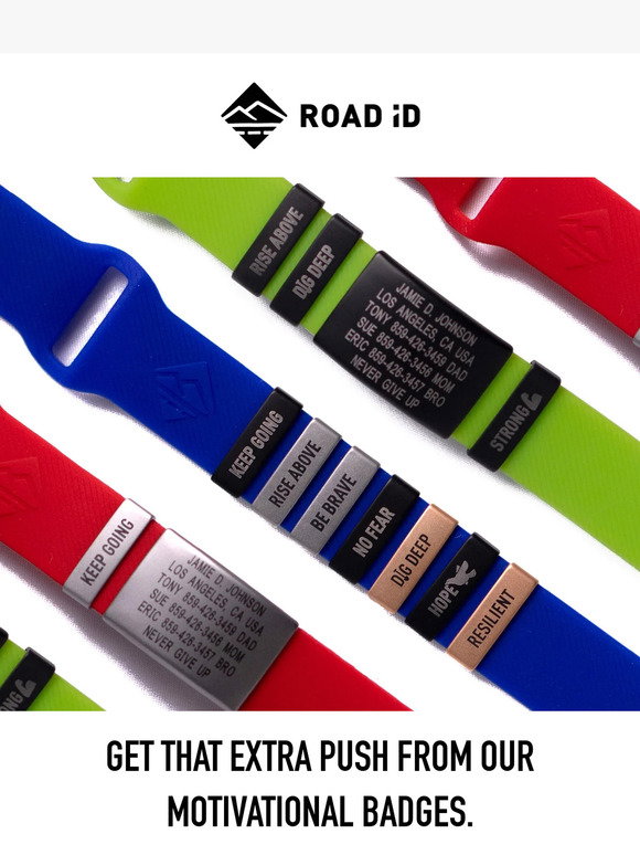 Road iD: There’s a Motivational Badge for everyone. | Milled