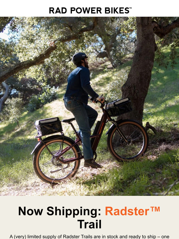 Rad Power Bikes: Rad News 🚨Get Your Radster Trail Early | Milled
