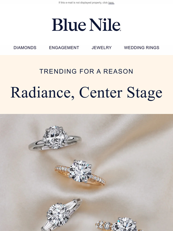 Blue Nile: Engagement Ring TREND ALERT | Milled